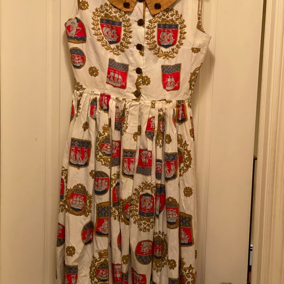 Dresses | Vintage 196s Flare Nautical Dress Maritime Ships | Poshmark